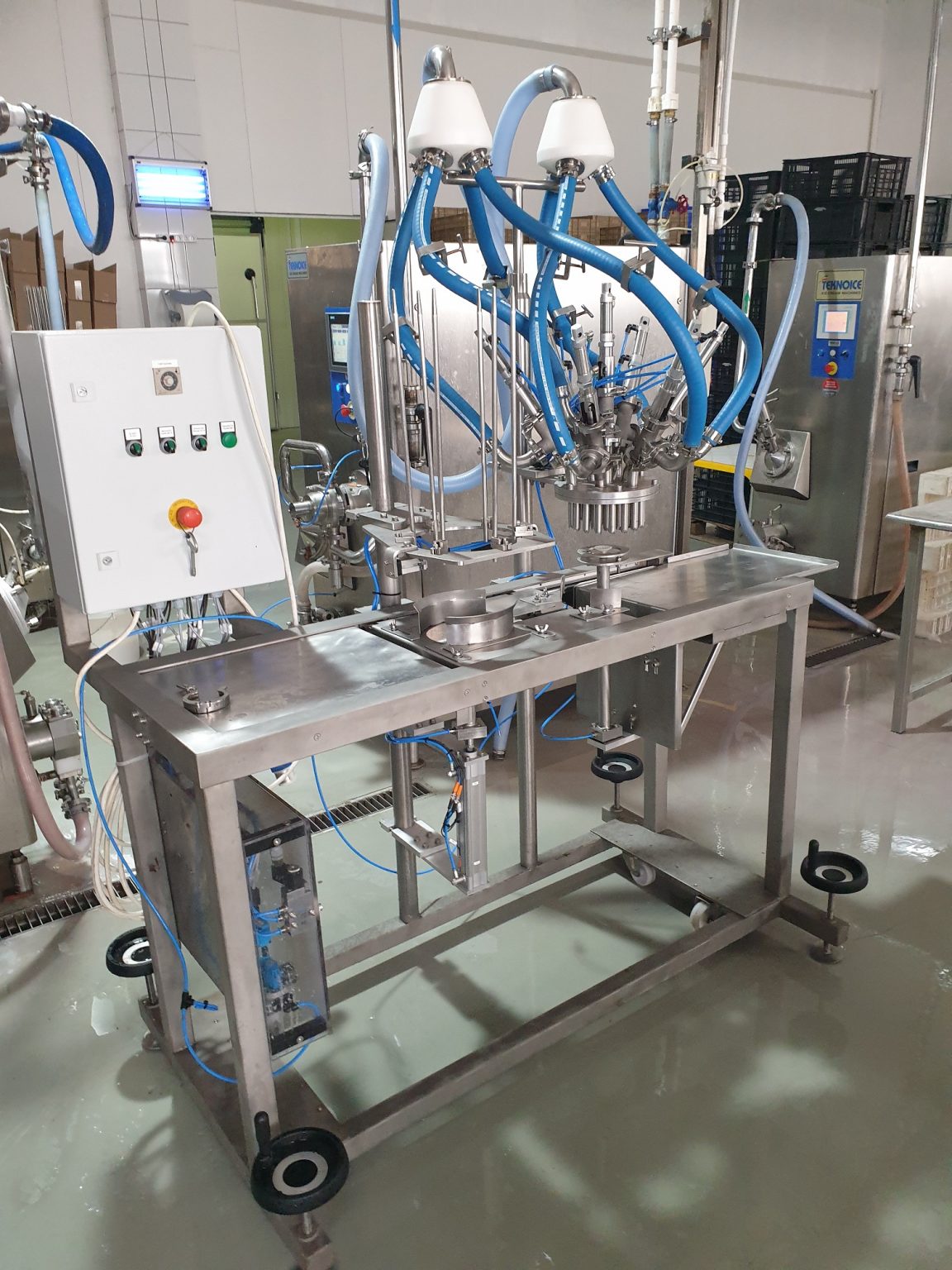 Teknomatic Round cake doser – Used ice cream machinery